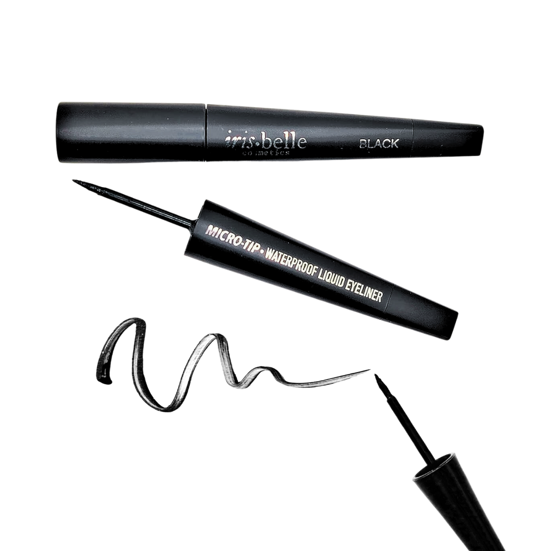 401 Micro-Tip Liquid Eyeliner Waterproof Black – iris belle cosmetics